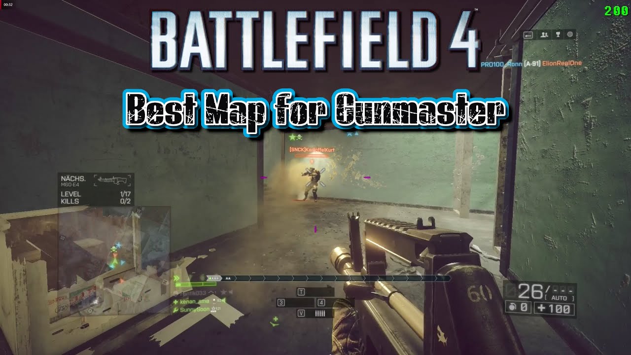 Best Map for Gunmaster Operation Locker Battlefield 4 - YouTube