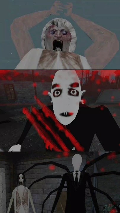 Nosferatu and Angelene mom Punch 👊🏻 along with Slenderman in Slendrina The Forest #gaming - YouTube