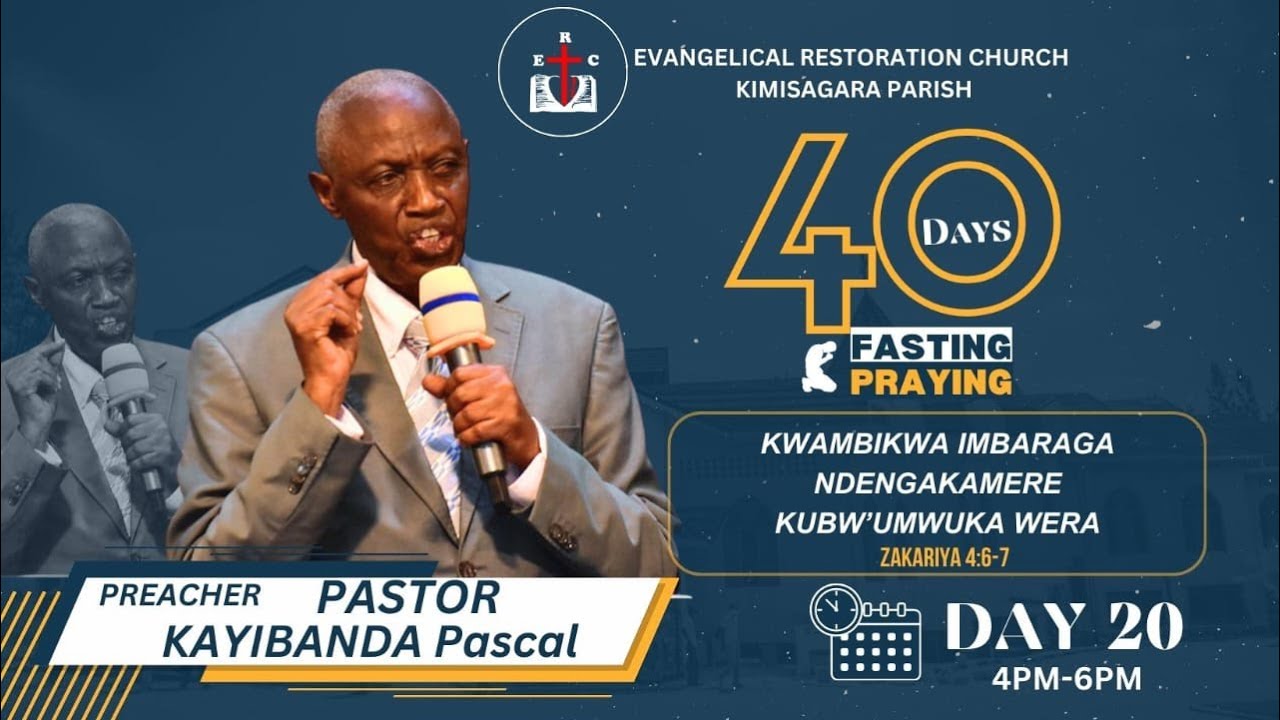 40 DAYS OF FASTING AND PRAYING / DAY 20 /18 NOVEMBER 2023 WITH Pr ...