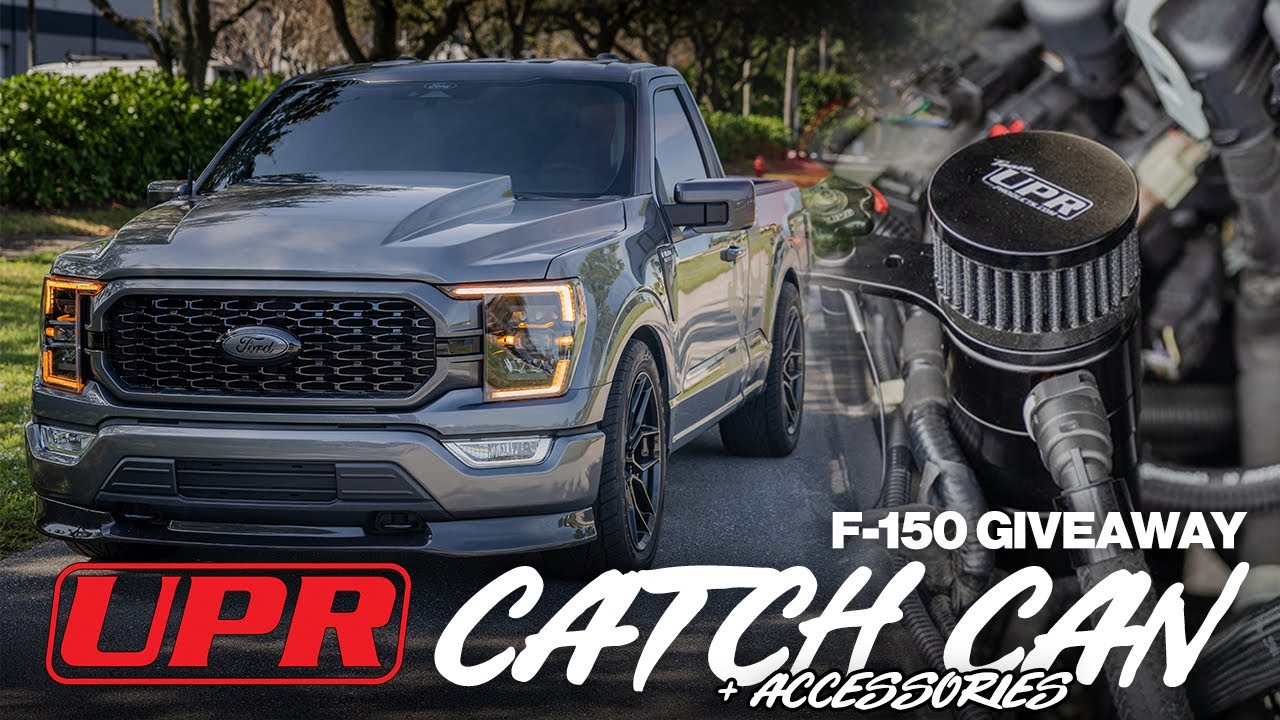 ALL NEW UPR Catch Can w/One Way Breather on our F-150 Giveaway Truck ...