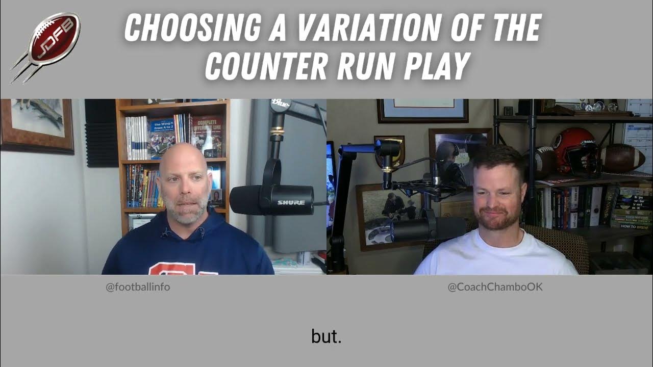 Choosing a Variation of the Counter Run Play | Football Coaching Podcast - YouTube