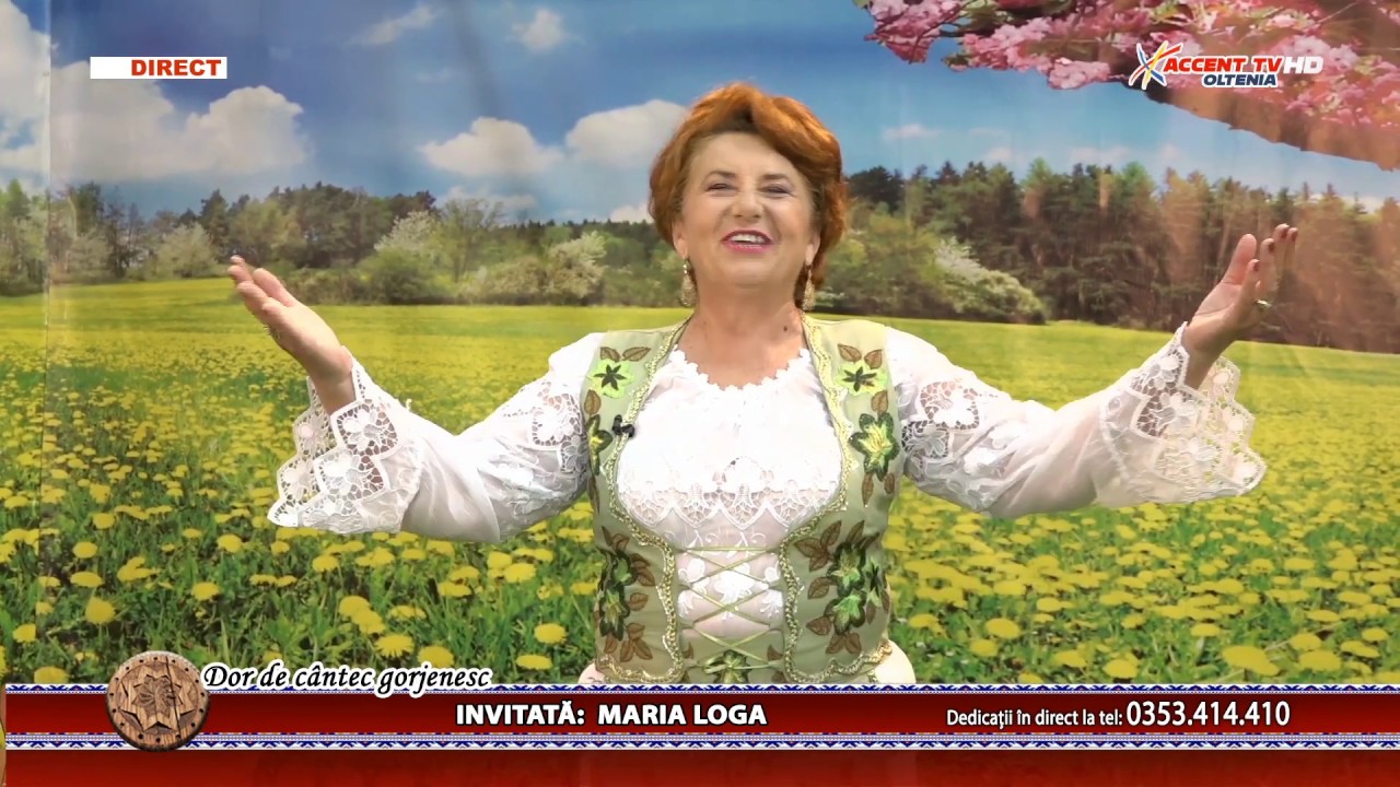 Dor de cantec gorjenesc 10 iulie 2020 Maria Loga - YouTube