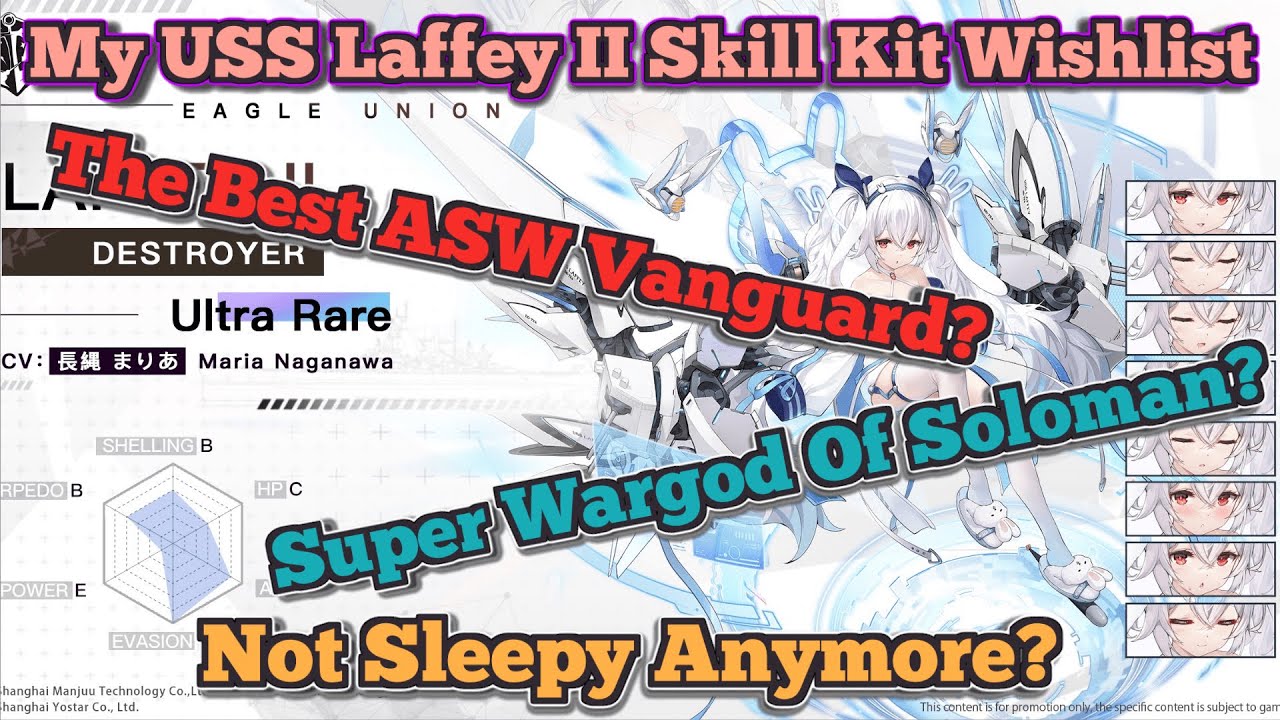 MY USS LAFFEY II SKILL KIT WISHLIST!! | Azur Lane - YouTube