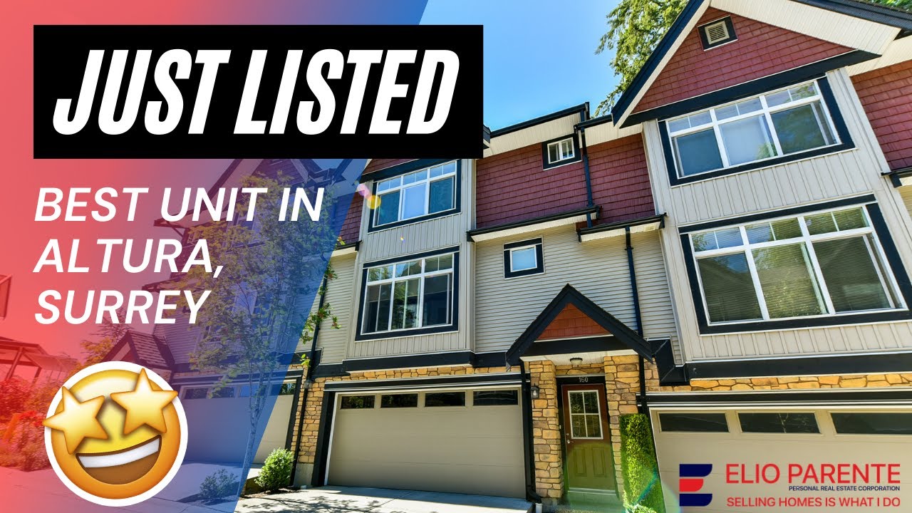 Just Listed! The Best Unit in Altura, Surrey. Largest Backyard! - YouTube