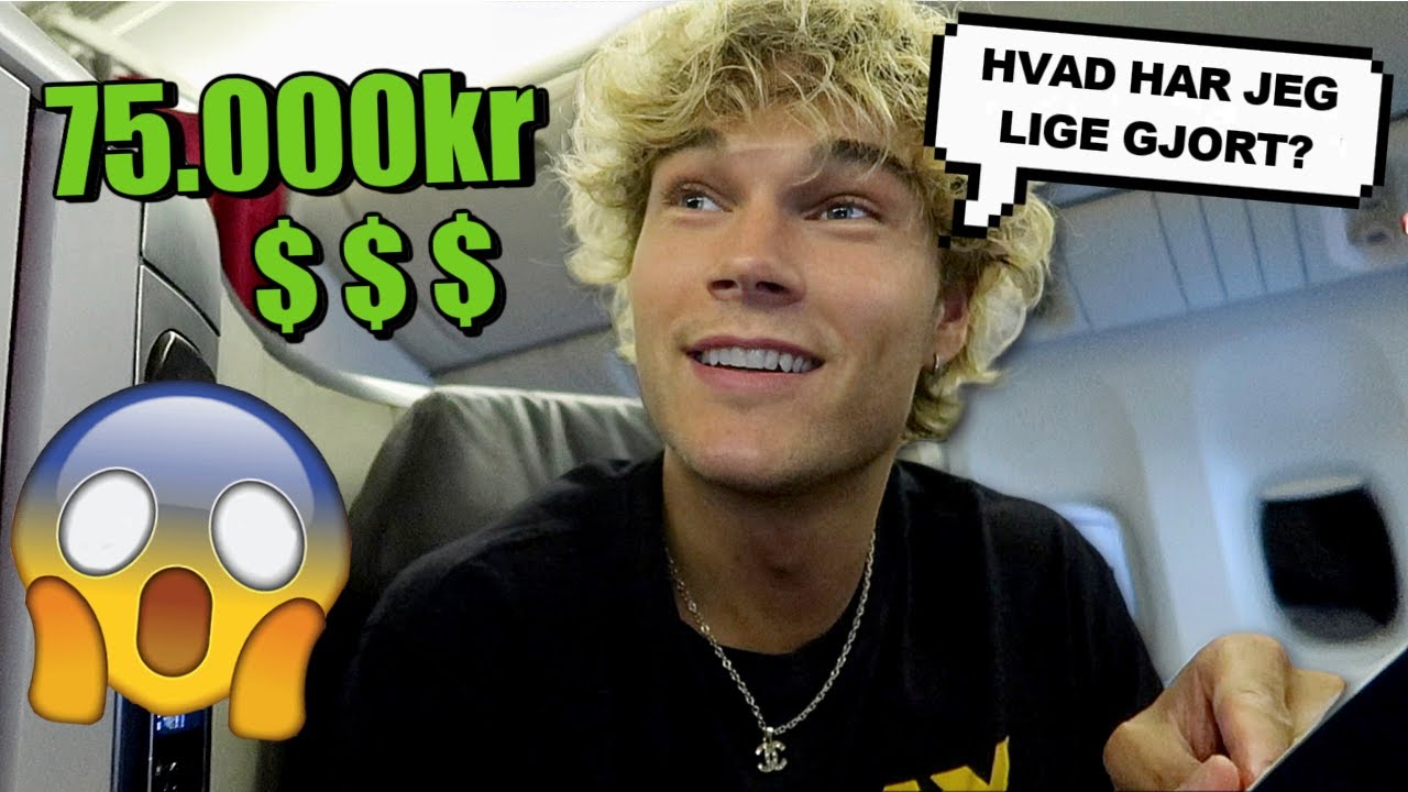 GAV 75.000KR FOR 1 FLYBILLET?! + FLYVER HELIKOPTER I NEW YORK - YouTube