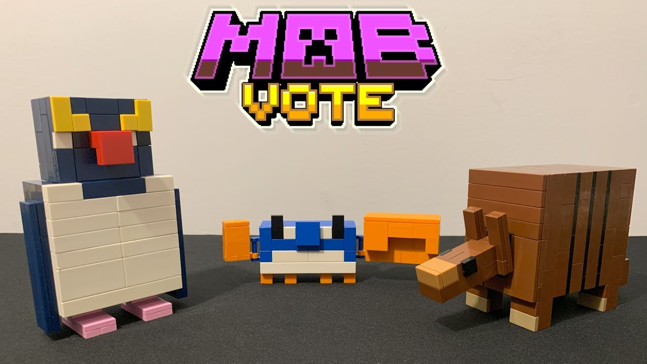 I Built the Minecraft Mob Vote out of Lego (2023) - YouTube
