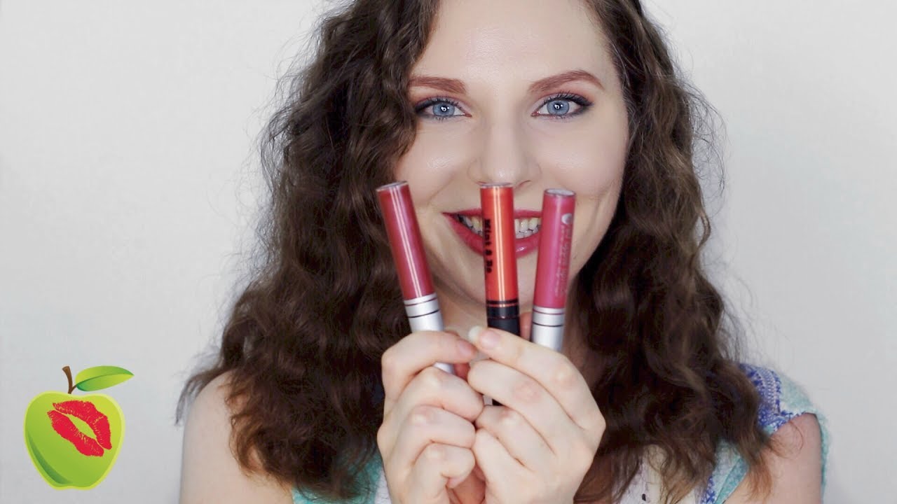Introducing Three New Red Apple Lipstick Glosses - YouTube