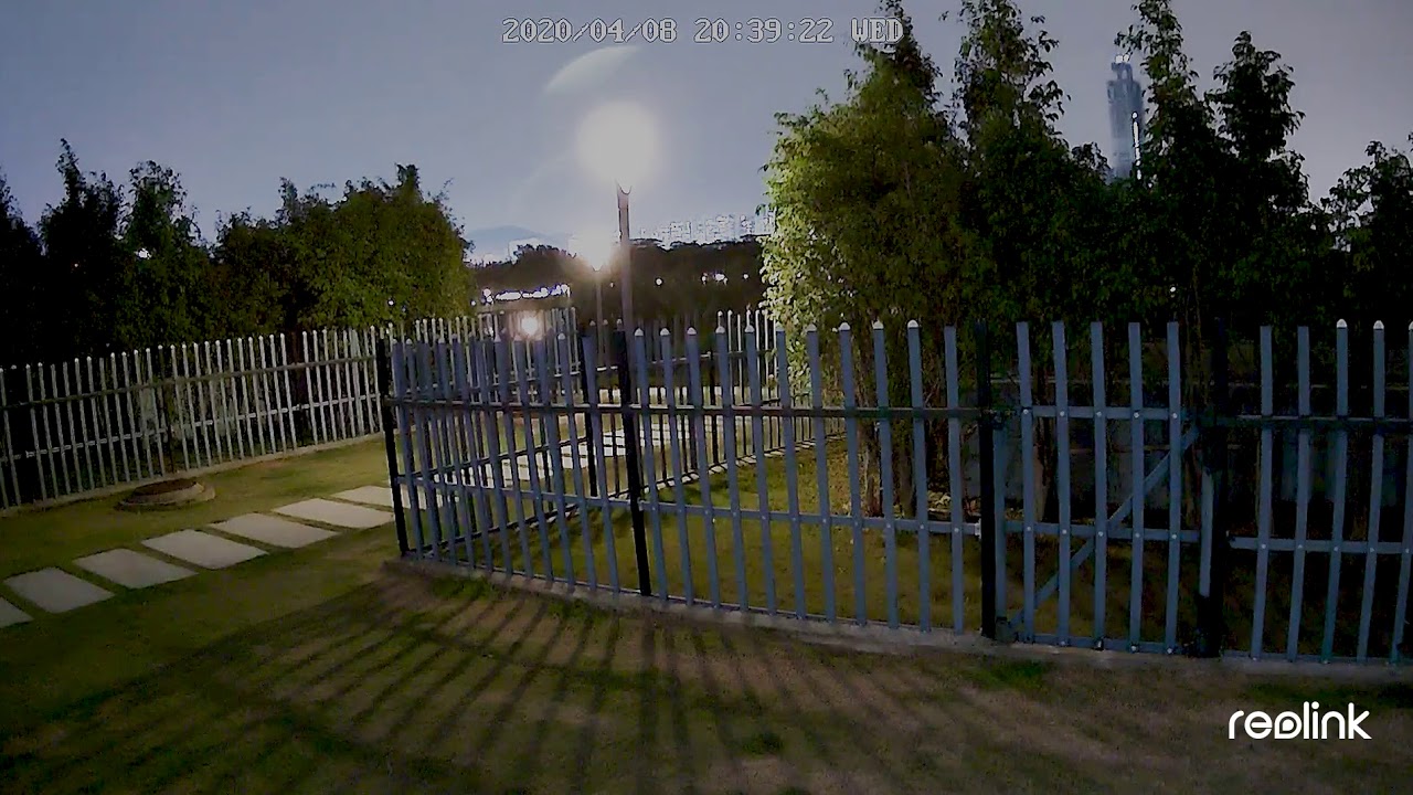 Color Night Vision Sample | Reolink Battery Spotlight Camera - YouTube