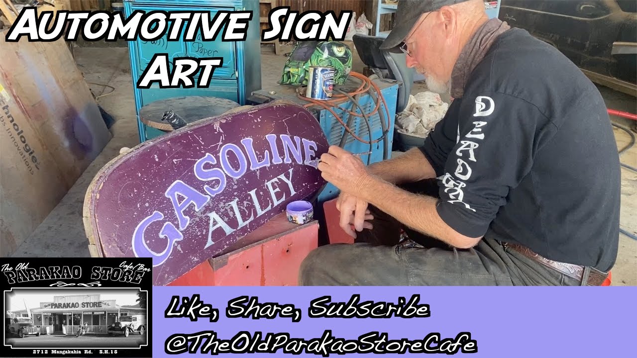 Automotive Sign Art - YouTube