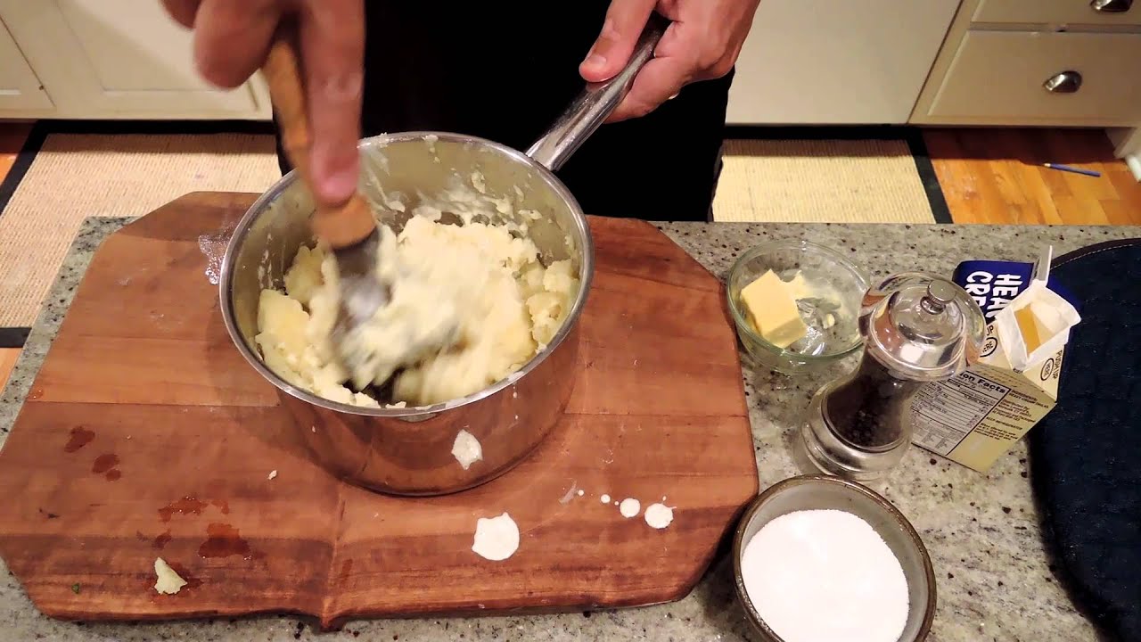 How to Make Yukon Gold Mashed Potatoes - Episode 74 - YouTube