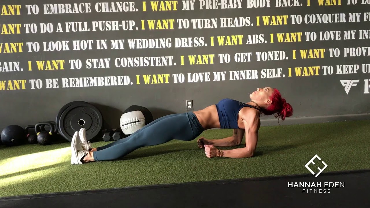 Reverse Plank Hold - YouTube