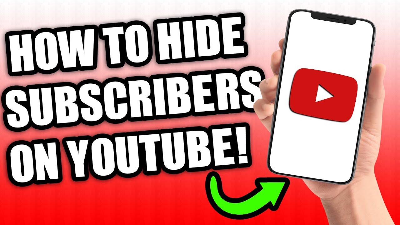 How To Hide Subscribers On Youtube! | Hide Your Channel Subscriber ...