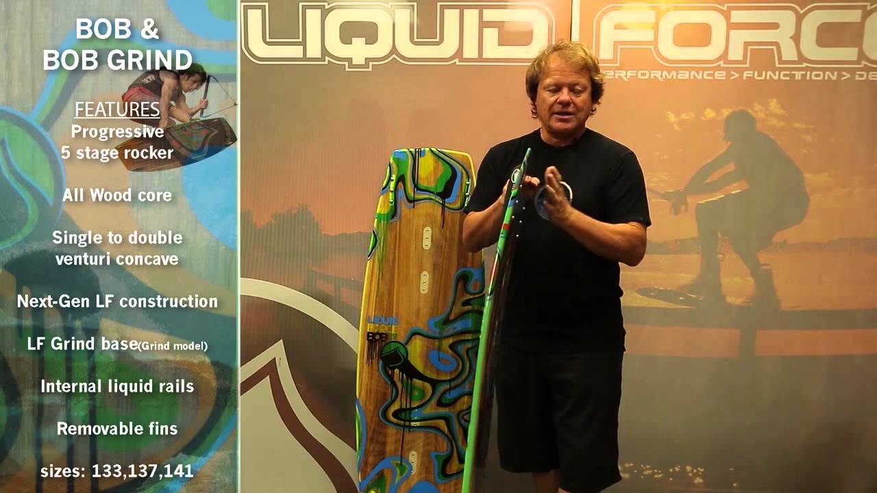 2014 Liquid Force BOB & BOB Grind Wakeboard -Bob Soven Pro Model - YouTube
