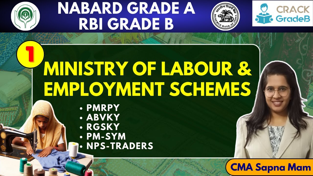 Ministry of Labour & Employment Schemes- 1: RBI/NABARD - YouTube