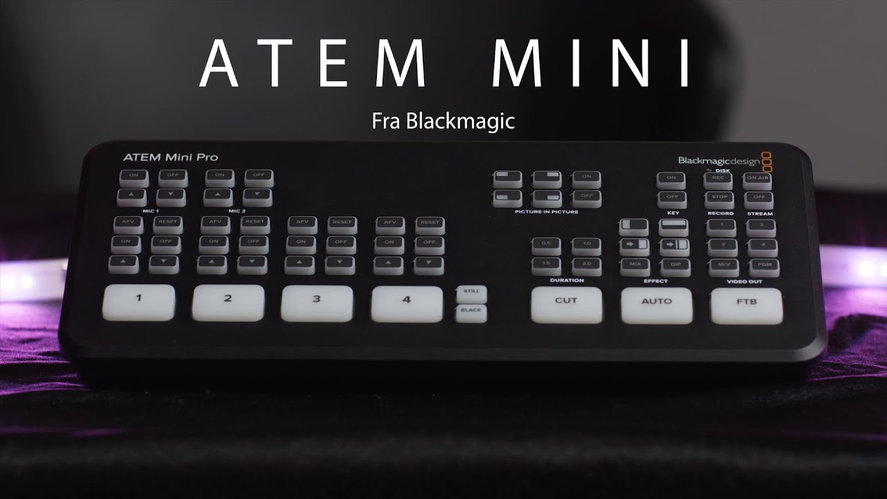 ATEM mini & ATEM mini pro - YouTube