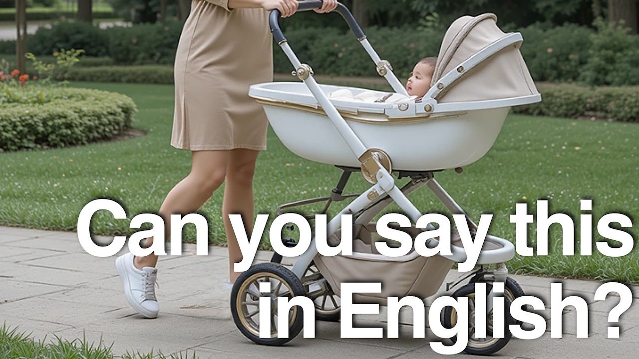 Learn English Through Explanation┃ Pram, Pushchair, Buggy, Stroller ...