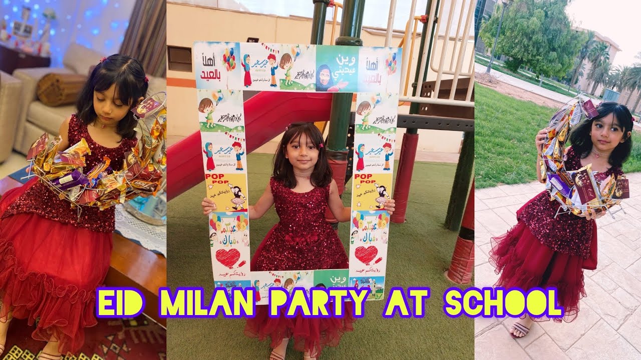 Eid Milan Party at School || Eid celebrations with kG3 frndz ️ - YouTube