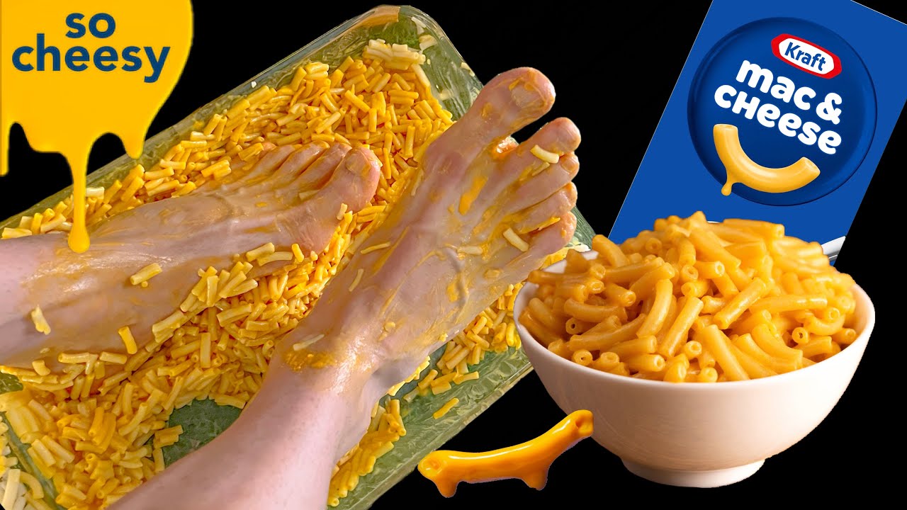 Making Kraft Mac & Cheese with FEET | SO SATISFYING VIDEO | ASMR - YouTube
