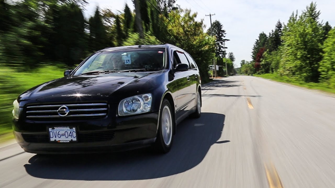 The Single Turbo V6 Nissan Stagea | A JDM Imported Land Yacht - YouTube