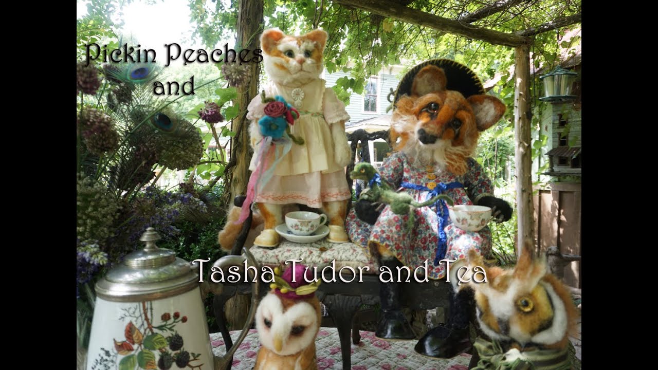 Walk thru the Potager and a Tasha Tudor tea - YouTube