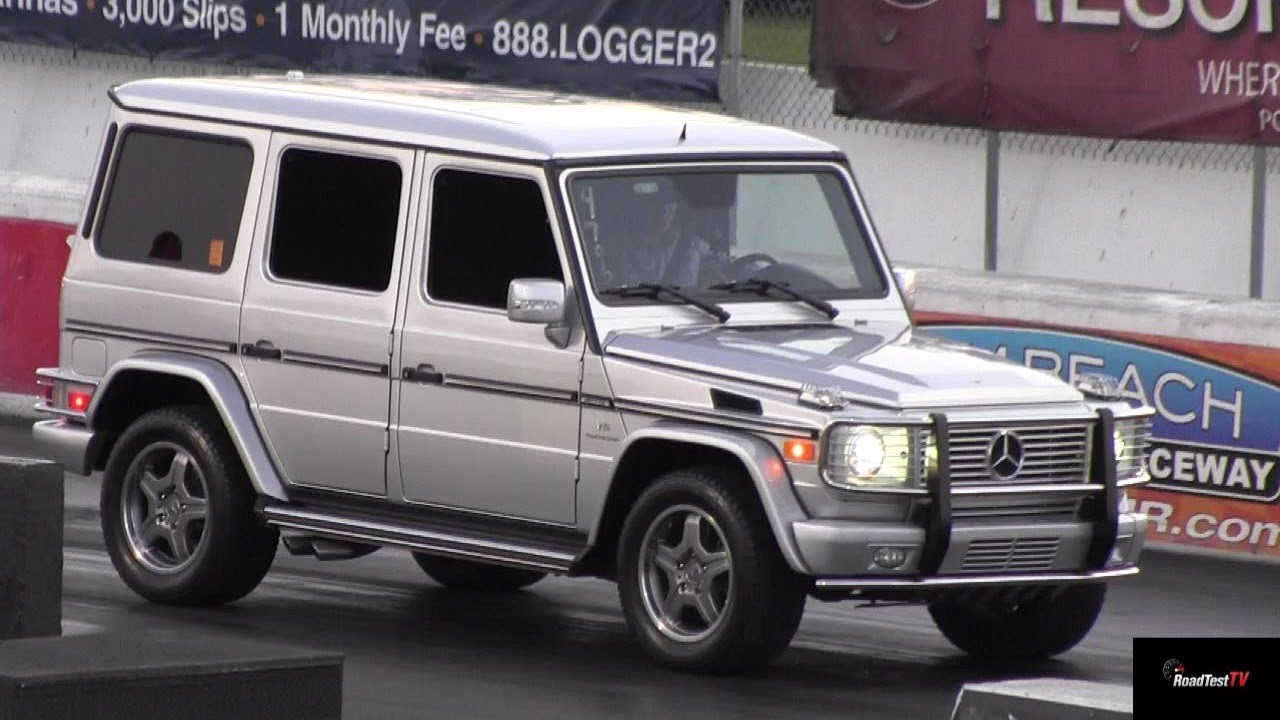 G55 Mercedes AMG - Drag Race Video - From Beverly Hills to the Drag ...