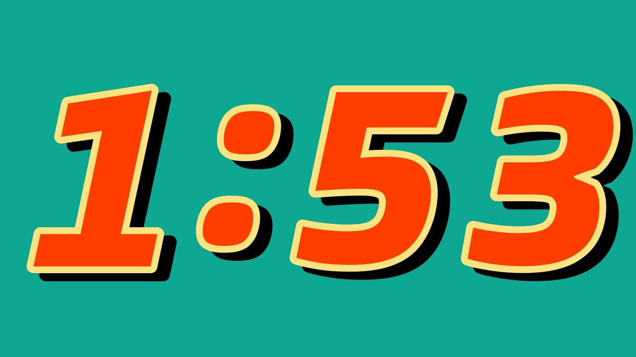 1 Minute and 53 Second Timer - YouTube