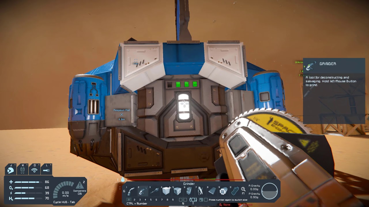 Space Engineers - Escape pod on mars, will i Survive? - YouTube