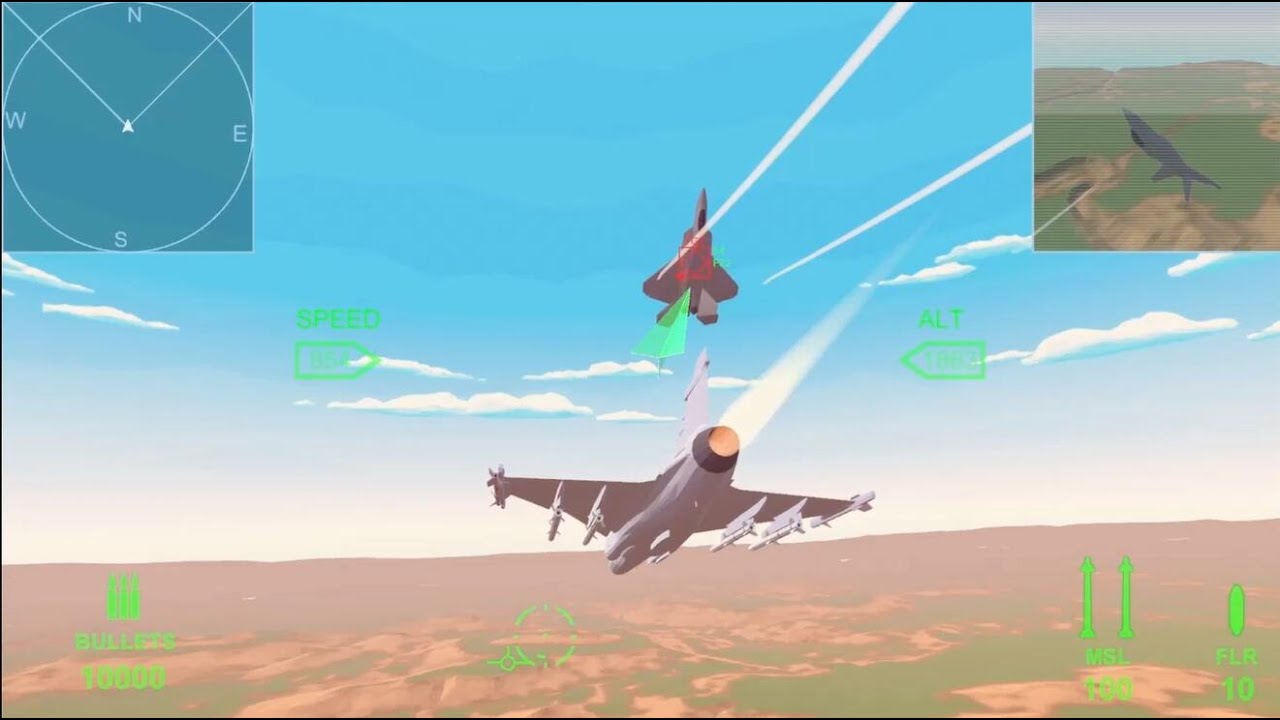 AI super maneuver Test: My new air combat game developed with Unity ...