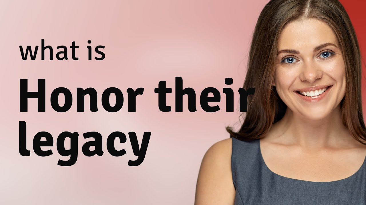 Honor Their Legacy: Understanding the Power of Tribute - YouTube