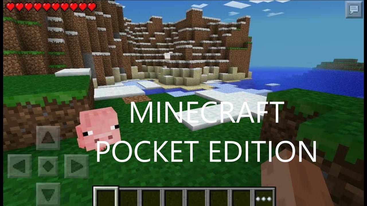 probé minecraft pocket edition en el PC - YouTube