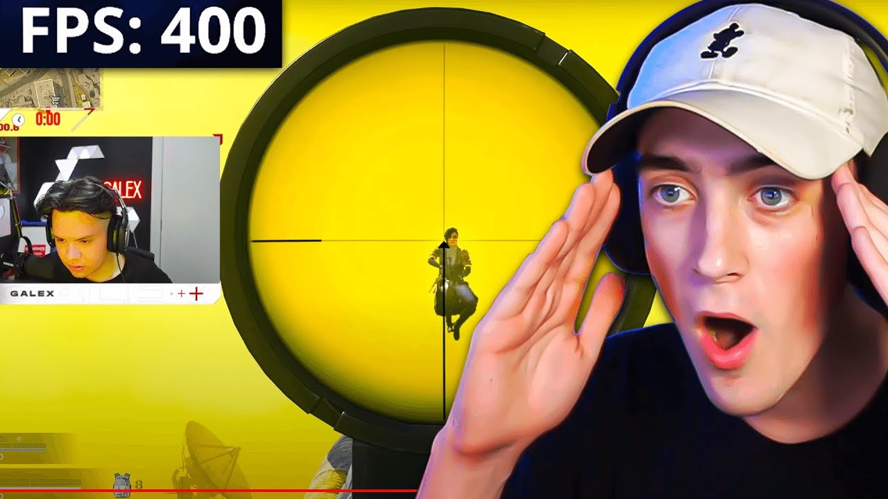 Reacting to WARZONE with 400 FPS... (INSANE) - YouTube