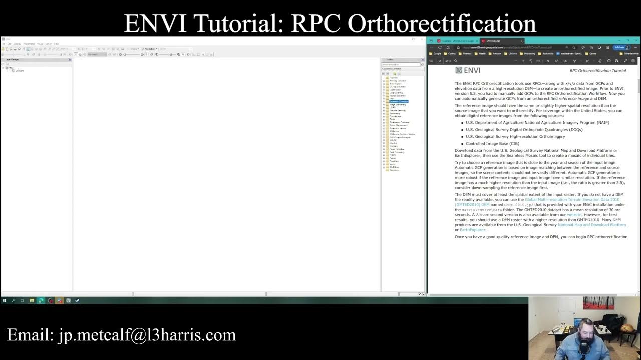 ENVI Tutorial: RPC Orthorectification - YouTube