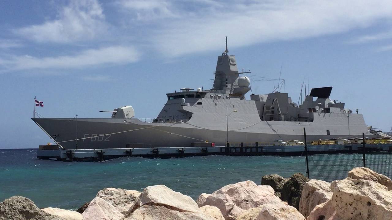 Magnificent Dutch Warship Spotted | Curacao - YouTube