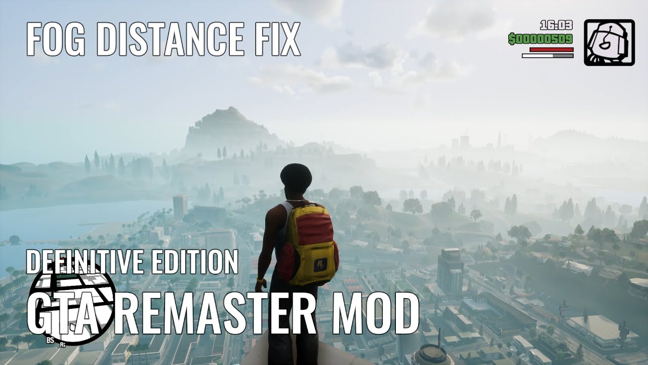 Fog Distance Fix Mod : GTA The Definitive Edition - YouTube