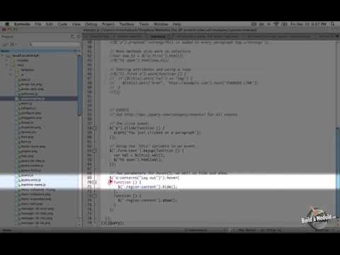 how to use jquery events to add interactivity - YouTube