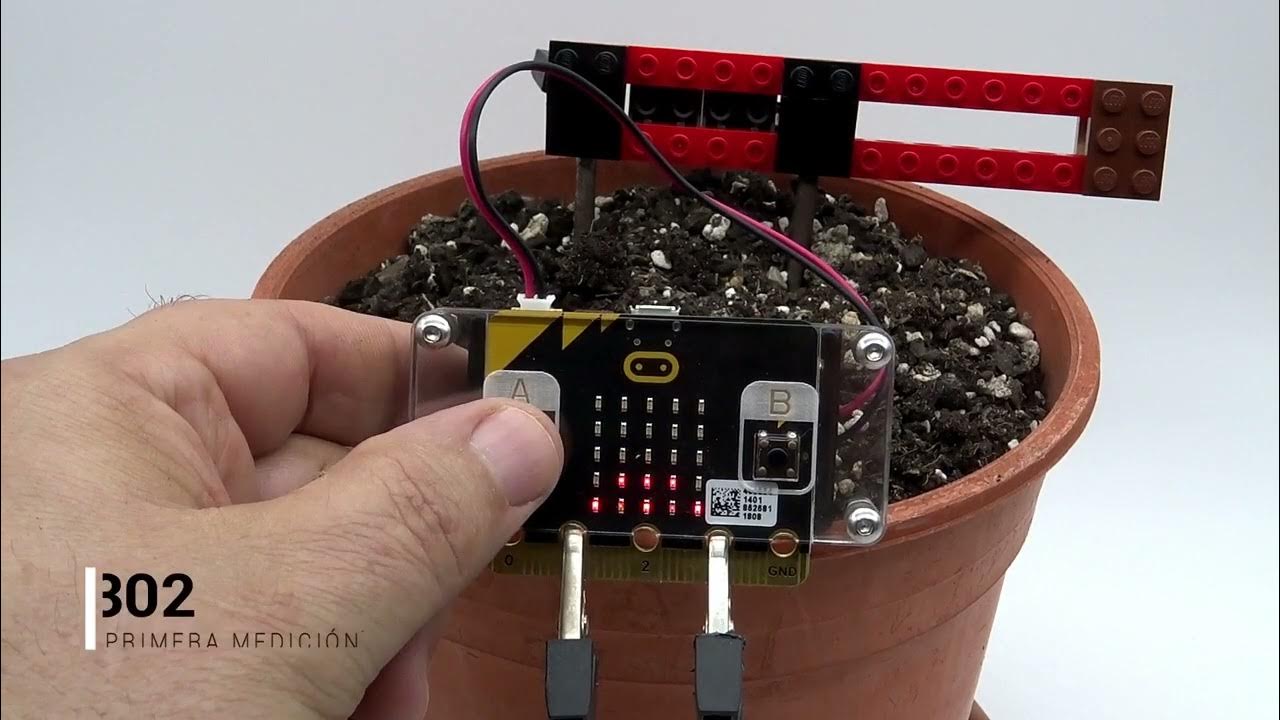 micro:taller con micro:bit: Cómo medir la humedad del suelo usando 2 ...