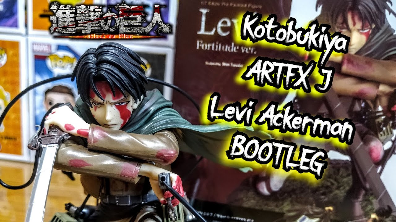 Kotobuyika-ARTFX J Bootleg-Levi Ackerman-Attack On Titan Unboxing ...