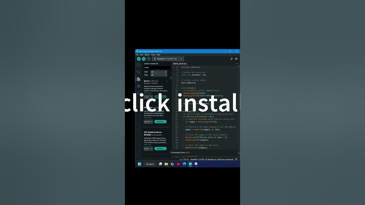 how to install library in arduino ide #coding #arduinoide #programming - YouTube