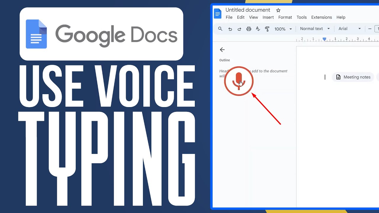 How To Use Voice Typing On Google Docs In 2025: Google Docs Tutorial ...