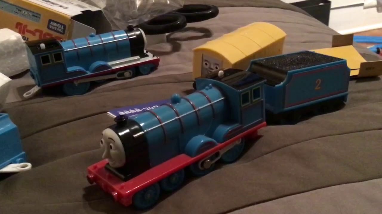 Unboxing and first run plarail Edward 2019 - YouTube