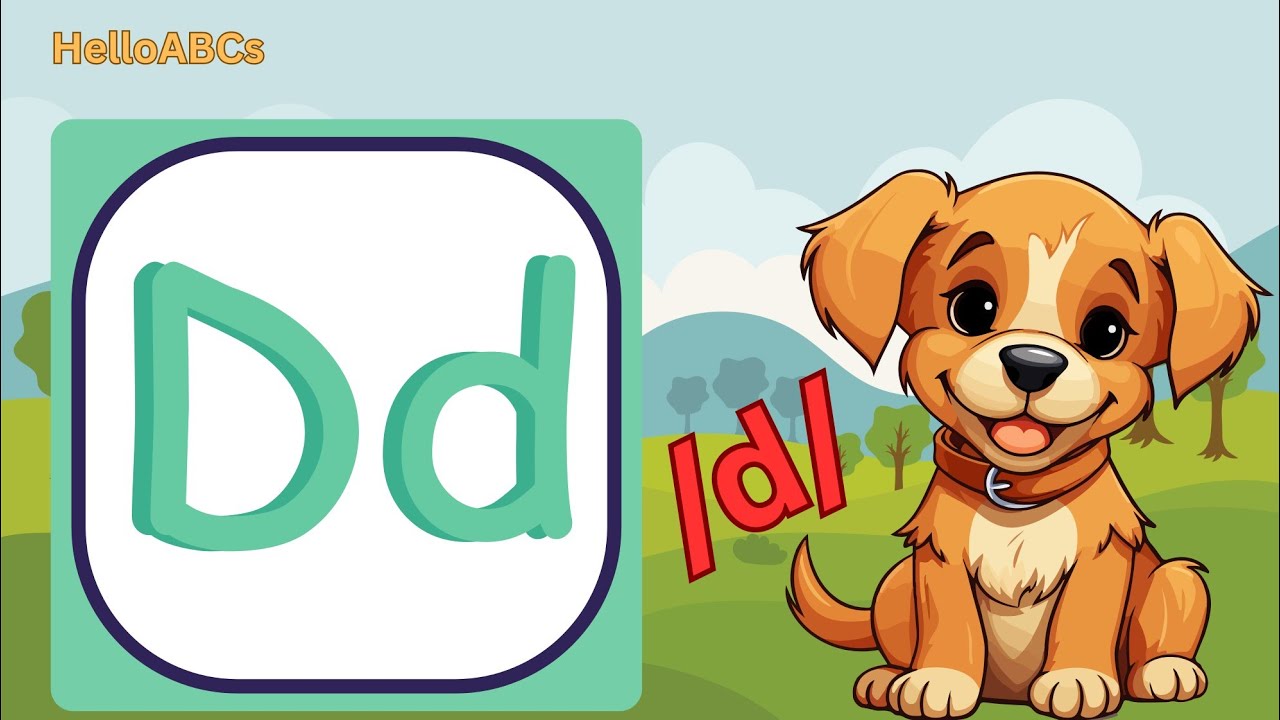Letter D Phonics Song for Kids | Learn the /d/ Sound with Dog, Duck ...