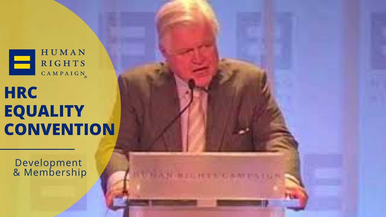 Sen. Ted Kennedy speaking at 2008 HRC Equality Convention - YouTube