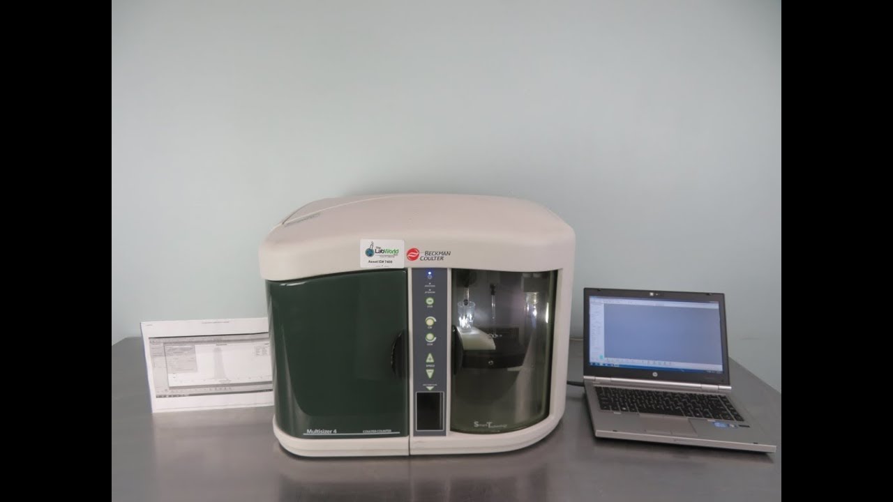 Beckman Multisizer 4 Particle Size Analyzer for Sale - YouTube