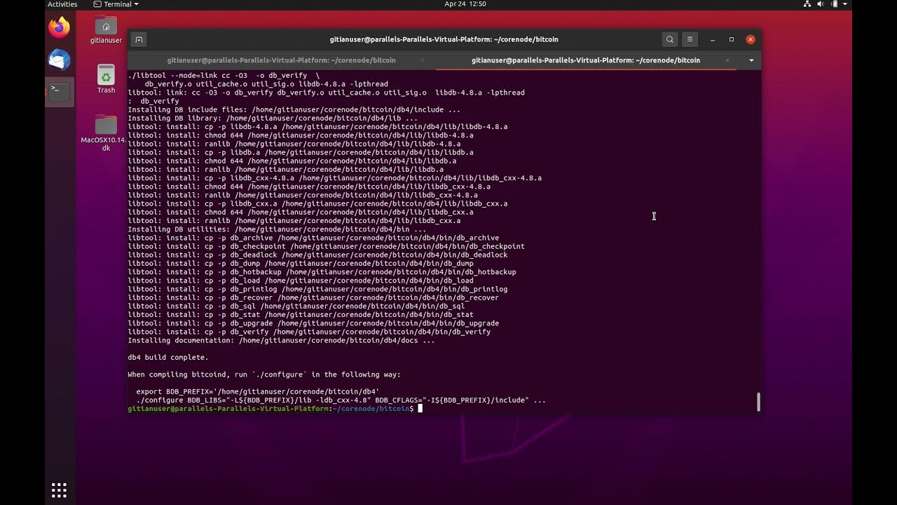 How to compile and run a Bitcoin Core full node! - YouTube
