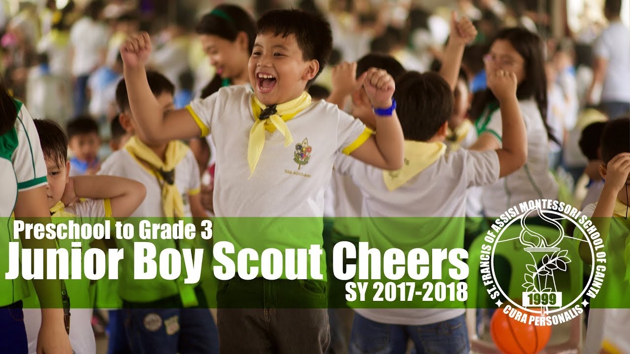 SFAMSC Junior Boy Scout Cheers 2017 - YouTube