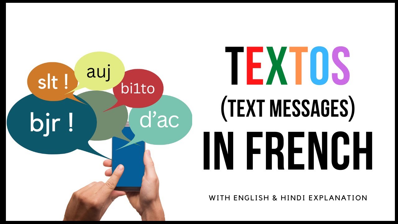 TEXTOS (chat language) in French - YouTube