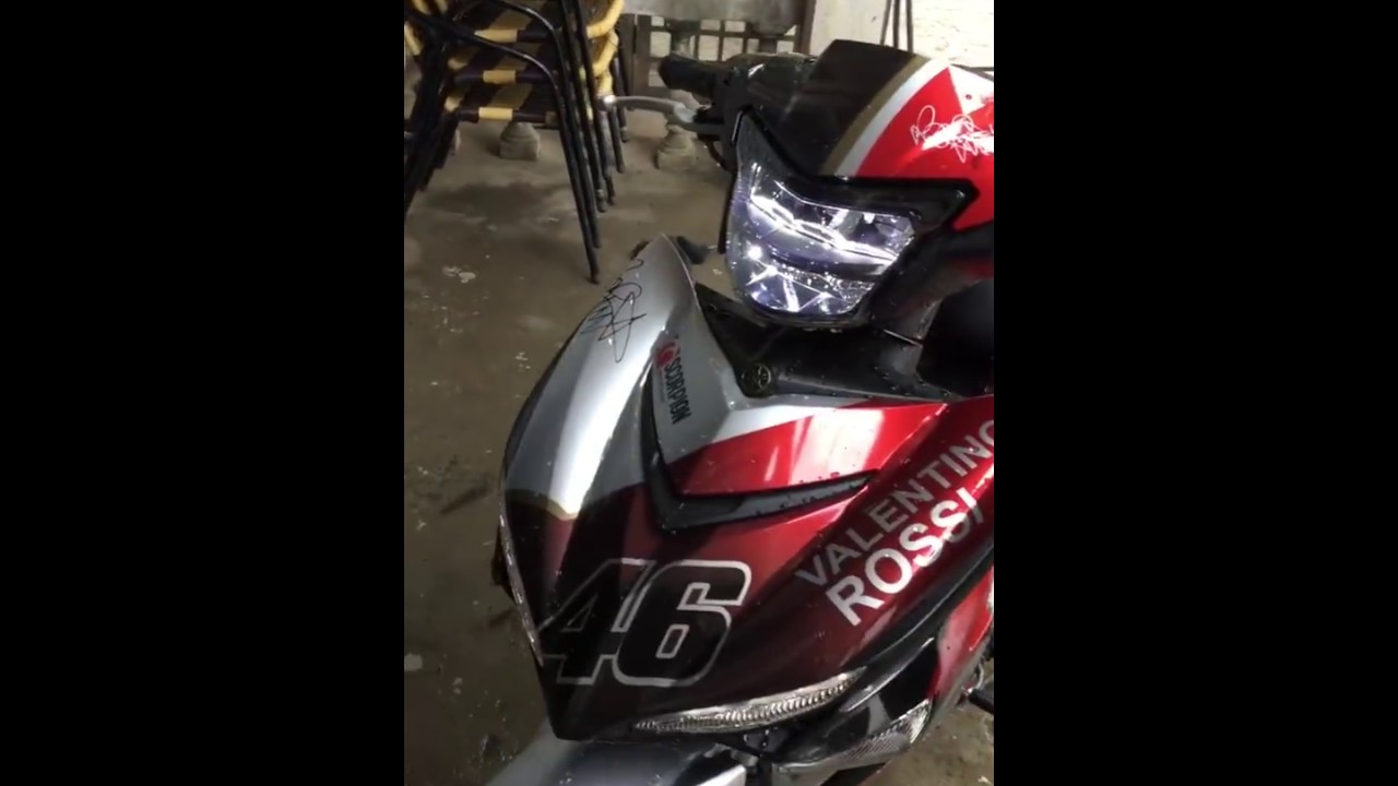 Đèn led 2 tầng cho ex 150 - YouTube