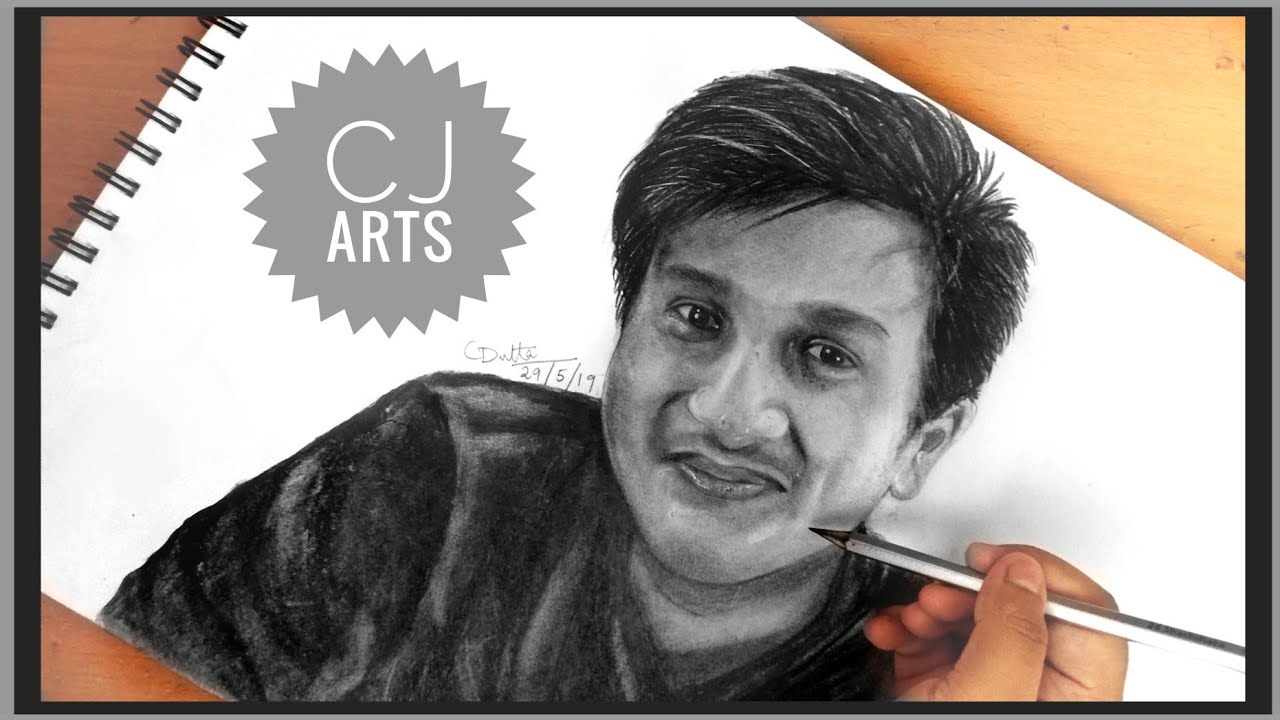 Quick sketch // Drawing a Boy / How to shade // Hair shading // Easy ...