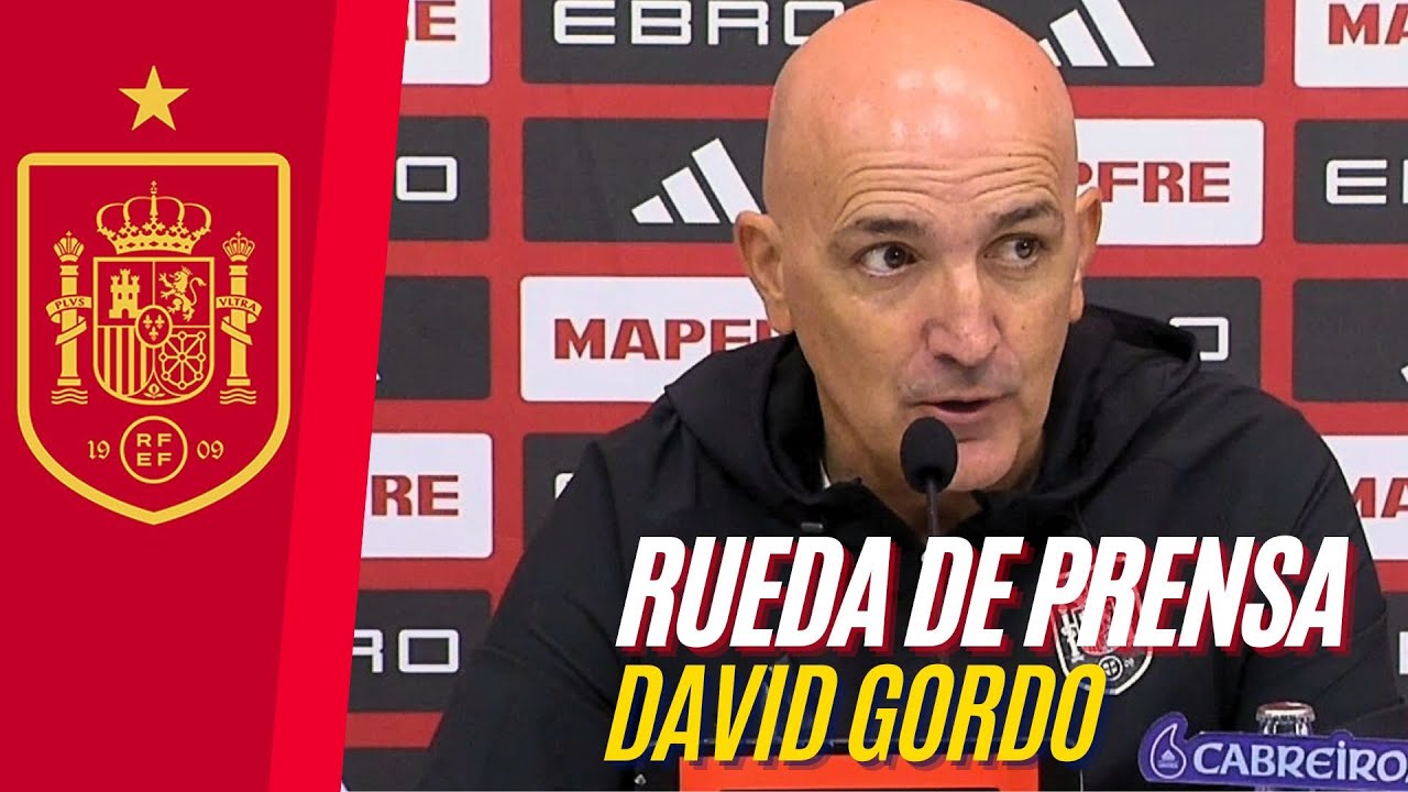 SELECCIÓN ESPAÑA SUB-21: Rueda de prensa de David Gordo tras dar la ...