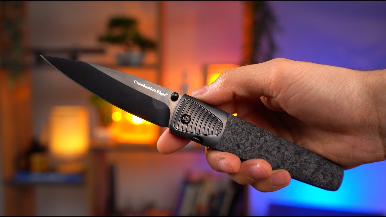 Нож Cold Steel Caledonian Edge DLC сталь CPM-20CV рукоять Ti/Carbon ...
